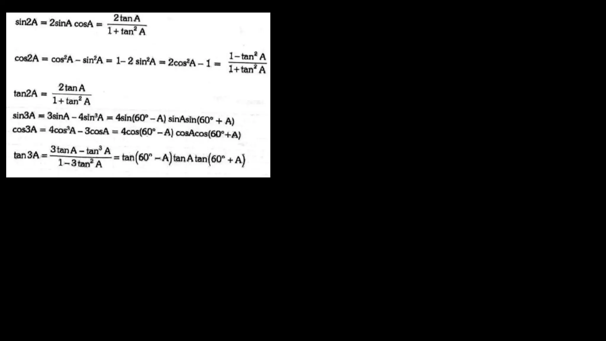 Trigonometry formulas | JEE Mathematics in Tamil | Season 0, Episode 7 ...
