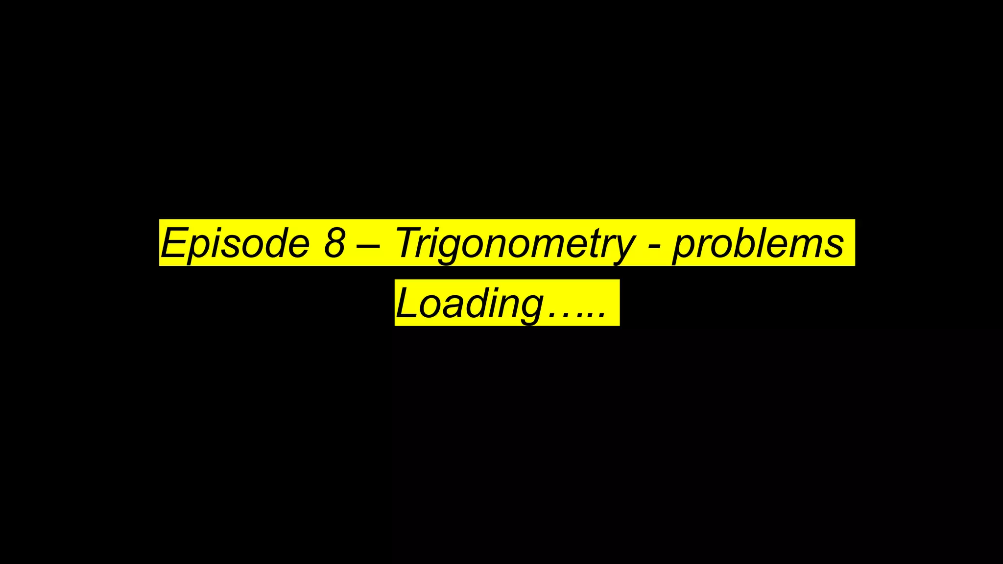 Trigonometry formulas | JEE Mathematics in Tamil | Season 0, Episode 7 ...