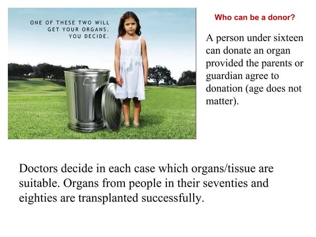 ORGAN AND BODY DONATION | PPT | Surgery | Medical Health
