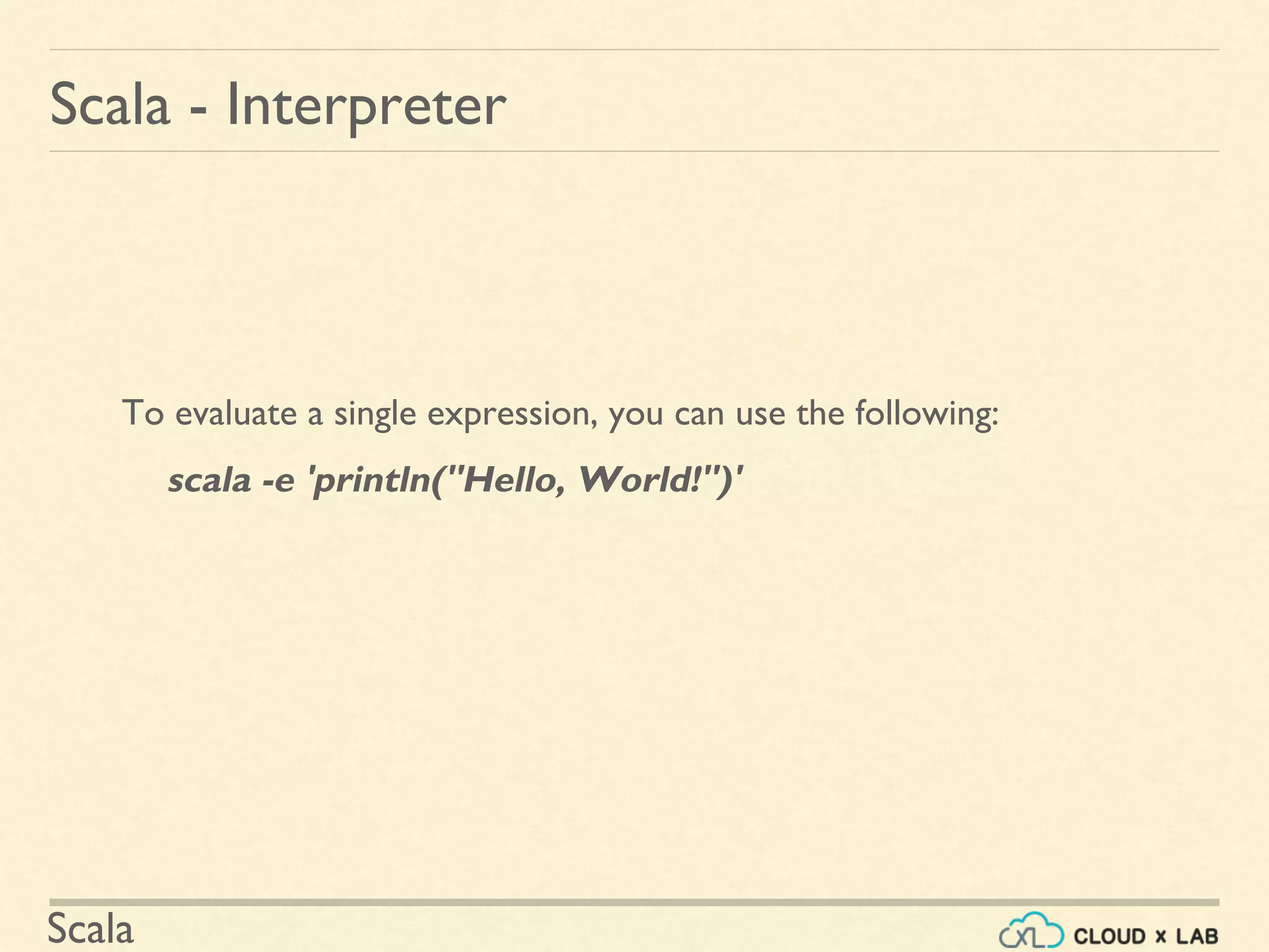 Introduction To Scala Big Data Hadoop Spark Tutorial Cloudxlab Ppt