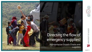 Humanitarian Supply Chains - Basic concepts | PDF
