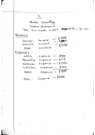 P1-1A And P1-4A Problem solve copy | PDF