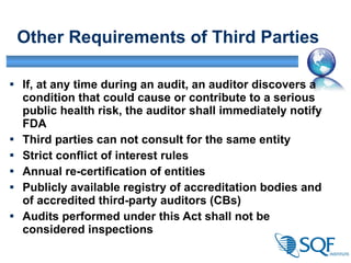 Government Recognition of Third Party Certifications in the USA | PPT