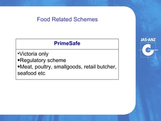 Global Trends in Accreditation & Certification | PPT | Food Industry ...
