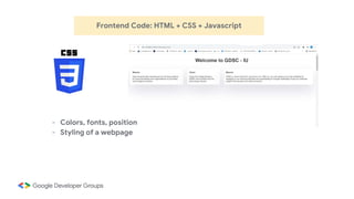Introduction to web development | PPT