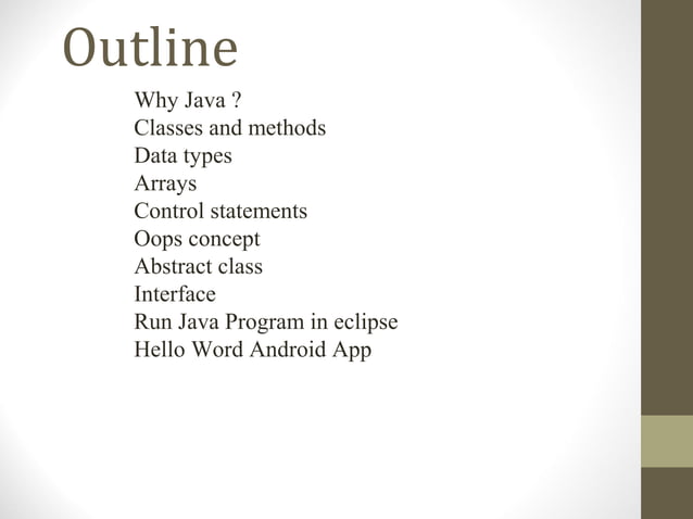 core java | PPT