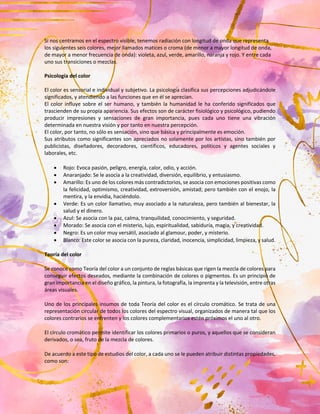 Ensayo de la Teoría general del color | PDF