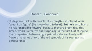 Poetry-unit-The-Boxer (poetry lesson ) | PPTX