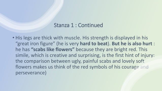 Poetry-unit-The-Boxer (poetry lesson ) | PPTX