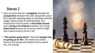 Poetry-unit-The-Boxer (poetry lesson ) | PPTX