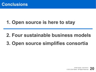 Sustainable Open Source Business Models | PDF | Shareware and Freeware | Computer Software and ...