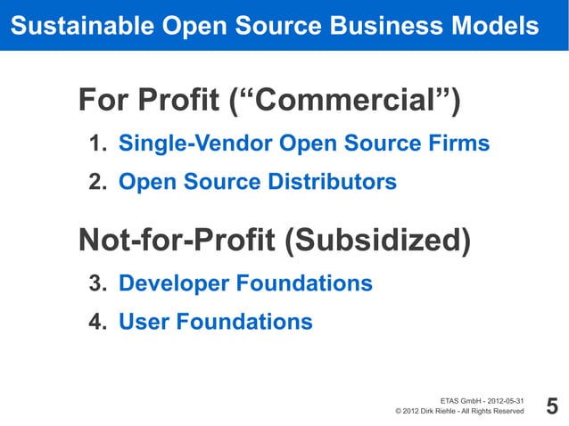 Sustainable Open Source Business Models | PDF | Shareware and Freeware | Computer Software and ...