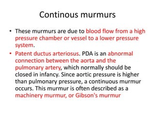Heart Murmur | PPTX | Heart and Cardiovascular Diseases | Diseases and ...