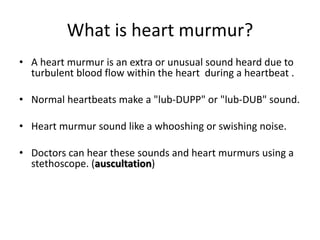 Heart Murmur | PPT