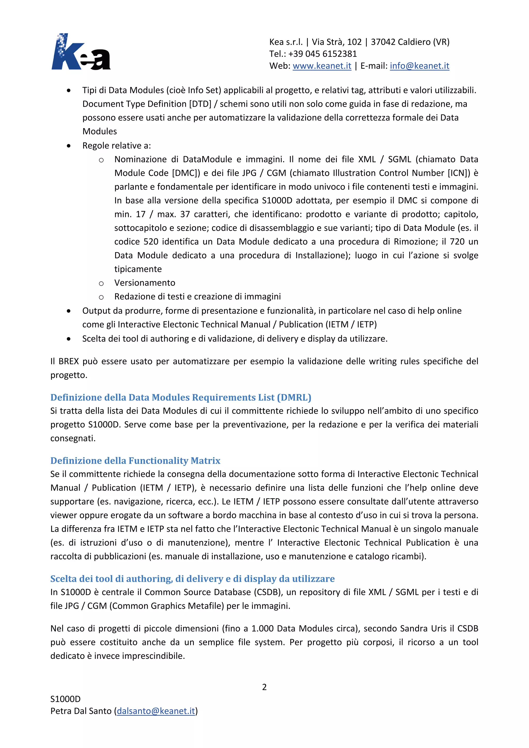 S1000D: alla scoperta della specifica che regola la comunicazione ...