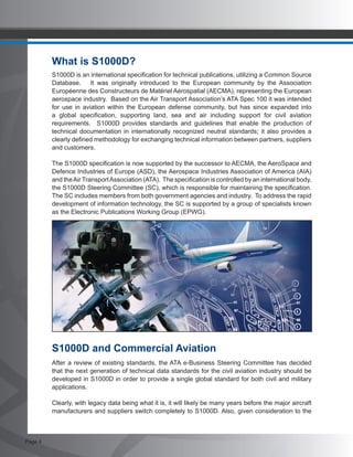 S1000D - An Overview | PDF