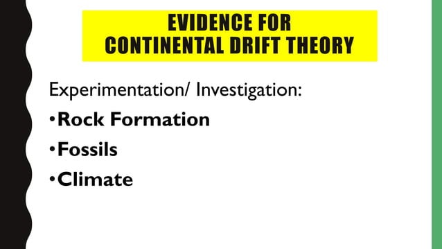 SCIENCE Grade 10: Continental Drift Theory | PDF