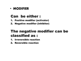 FACTOR AFFECTING ENZYME -CATALYZED REACTION | PPTX