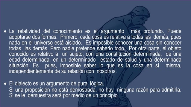 ESCEPTISISMO FILOSOFICO DEFINICION Y ARGUMENTOS | PDF