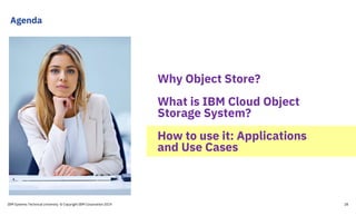 IBM Cloud Object Storage: How it works and typical use cases | PDF