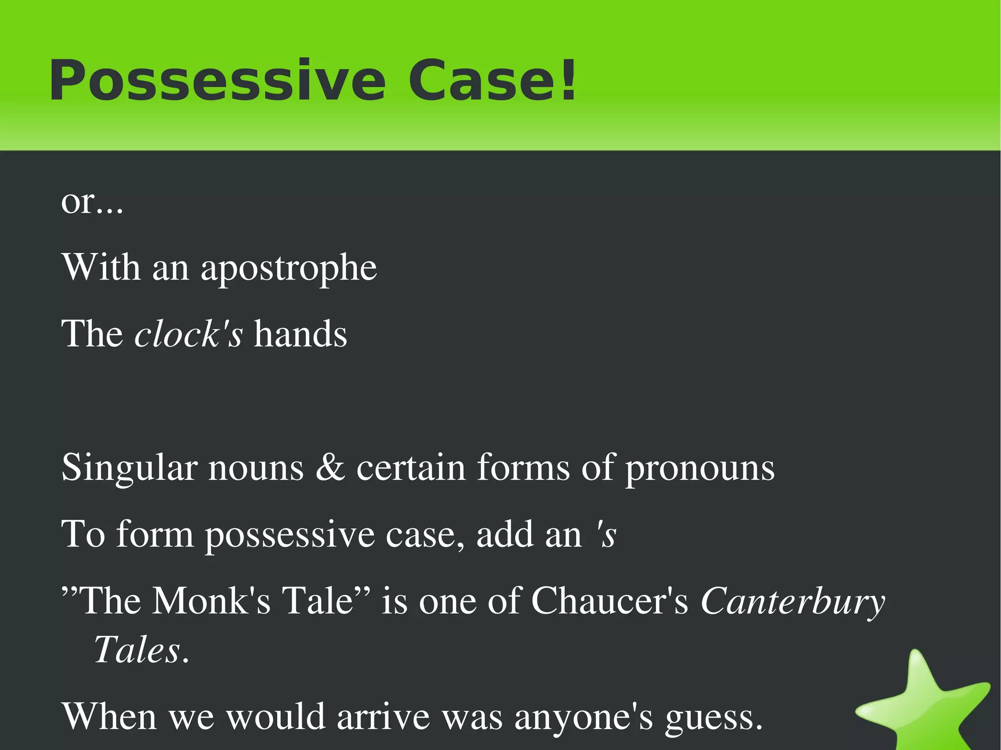 S11 eng10104 021411_possessivecase | PPT