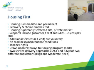 Implementation Evaluation of Canada’s At Home / Chez Soi Housing First ...