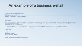 Business e-mail | PPTX
