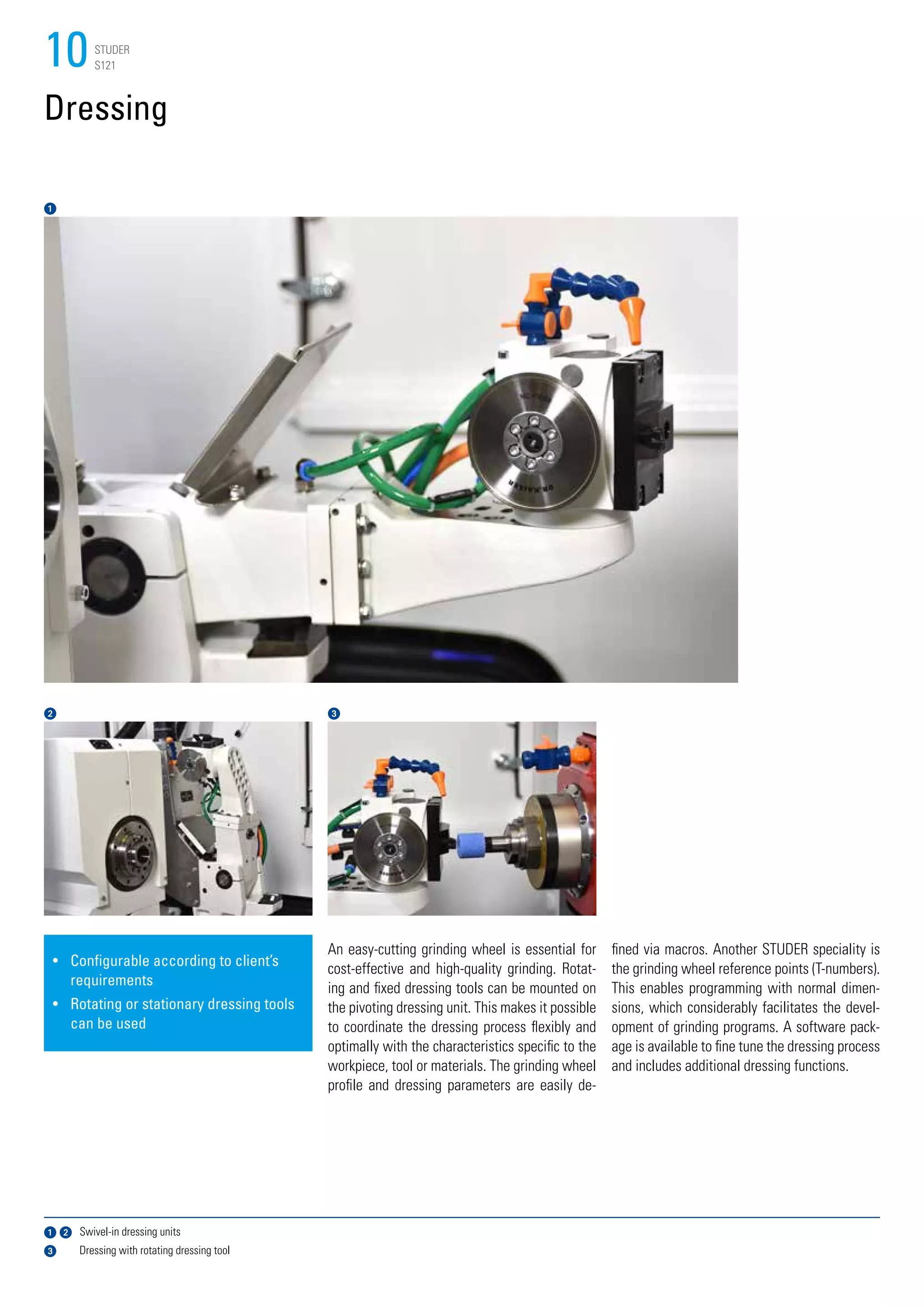 Studer Model S121 CNC Internal Grinder - Brochure | PDF | Home ...