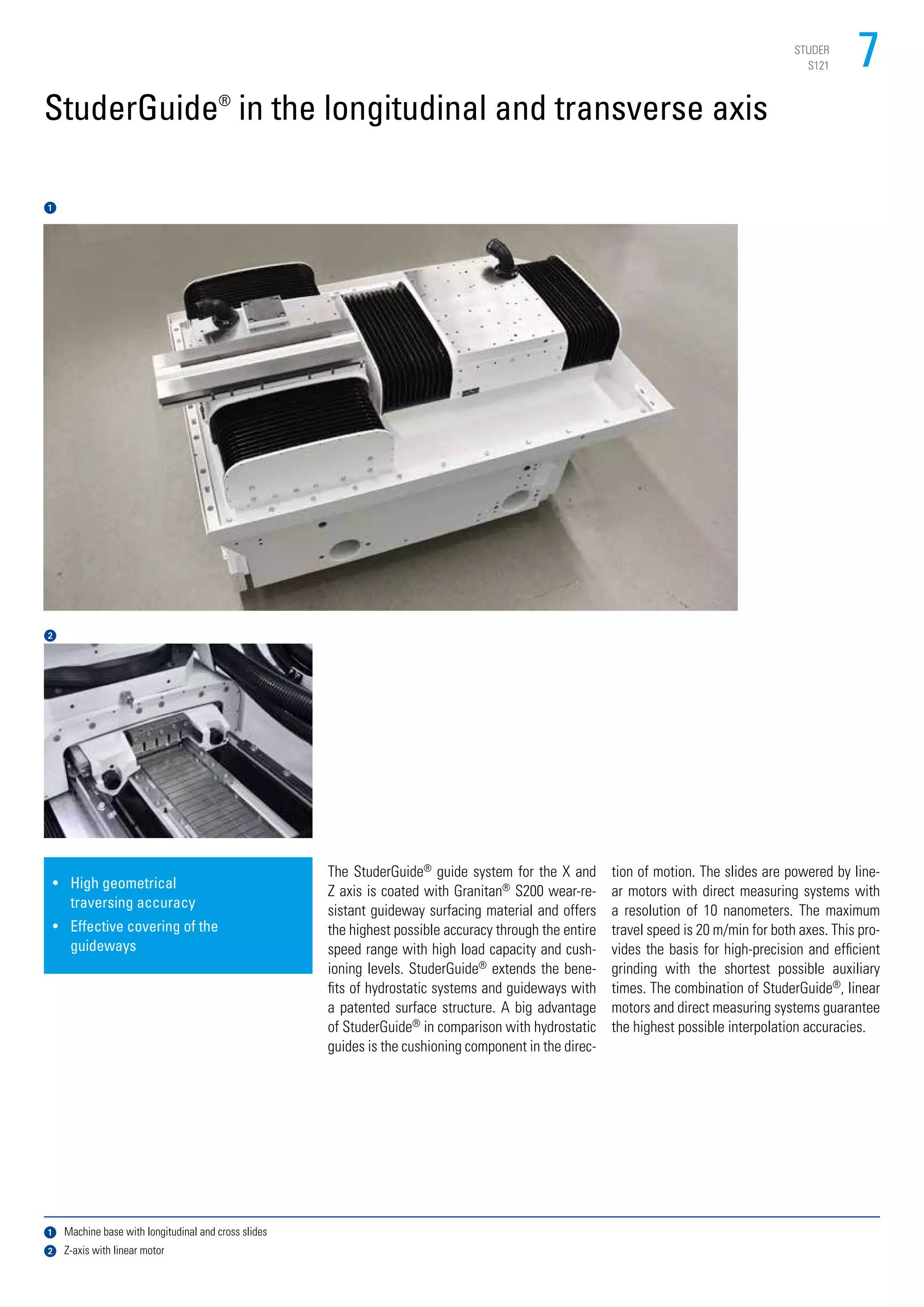 Studer Model S121 CNC Internal Grinder - Brochure | PDF | Home ...