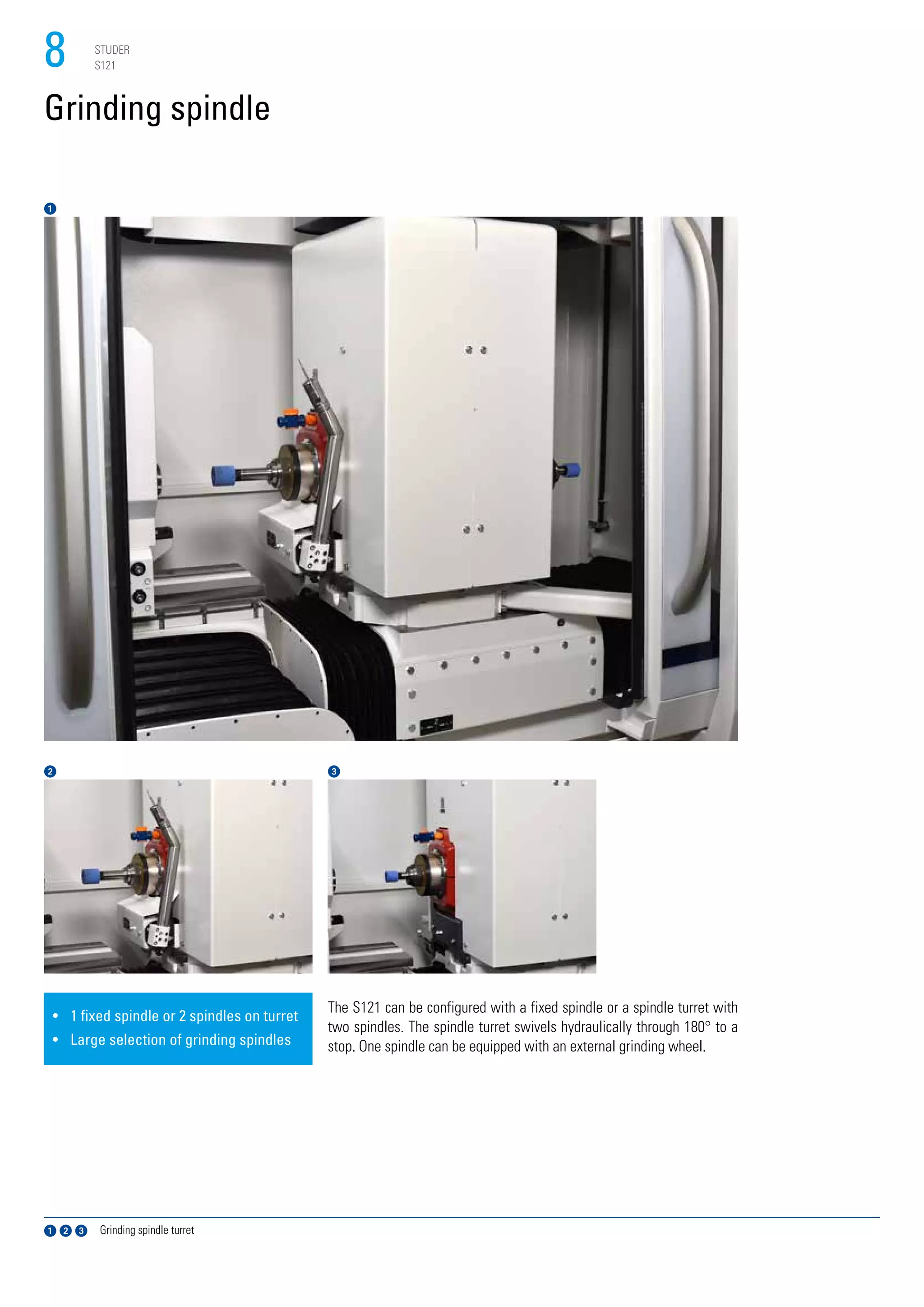 Studer Model S121 CNC Internal Grinder - Brochure | PDF | Home ...