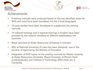 2016 GMekong Forum - S13 - intro to NSHD-M | PPT | Free Download