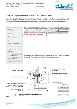 Tips and tricks to make your revit drawings look greats | PDF