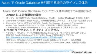 S13 Oracle Database を Microsoft Azure 上で運用する為に～基本事項とベストプラクティス | PDF | Cloud Computing | Internet