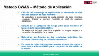 Método de Evaluación de Riesgo Ergonómico RULA y OWAS | PDF