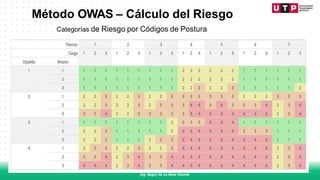 Método de Evaluación de Riesgo Ergonómico RULA y OWAS | PDF