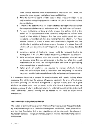 Wholesale Lending Strategy Community Development Foundation Experience ...
