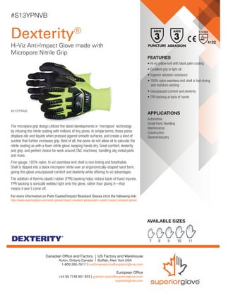 S13 ypnvb www.superiorglove.com-dexterity-grip-anti-impact-hi-viz-micropore-nitrile-dipped-glove ...