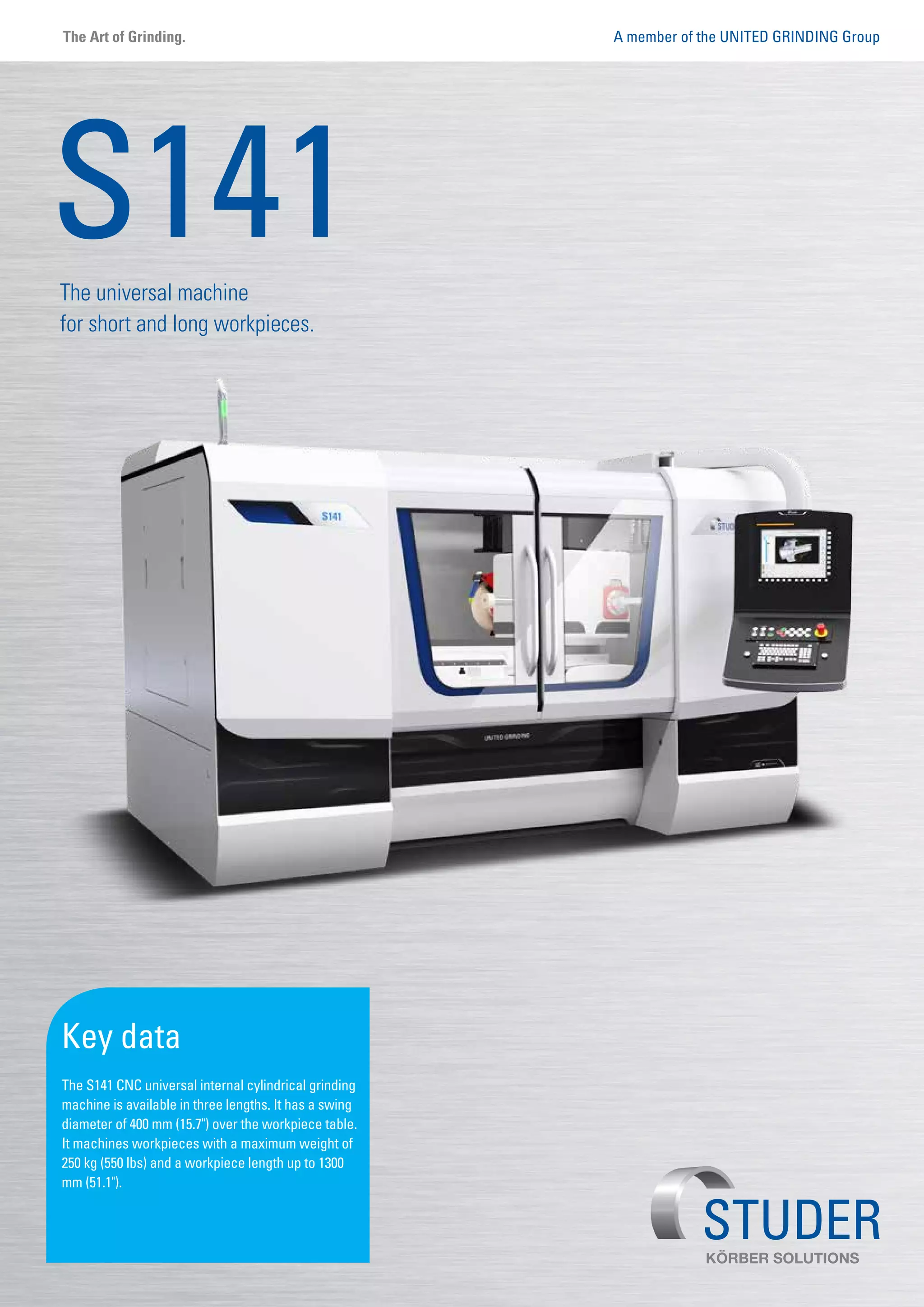 Studer Model S141 CNC Internal Grinder | PDF | Radio Control | Hobbies ...