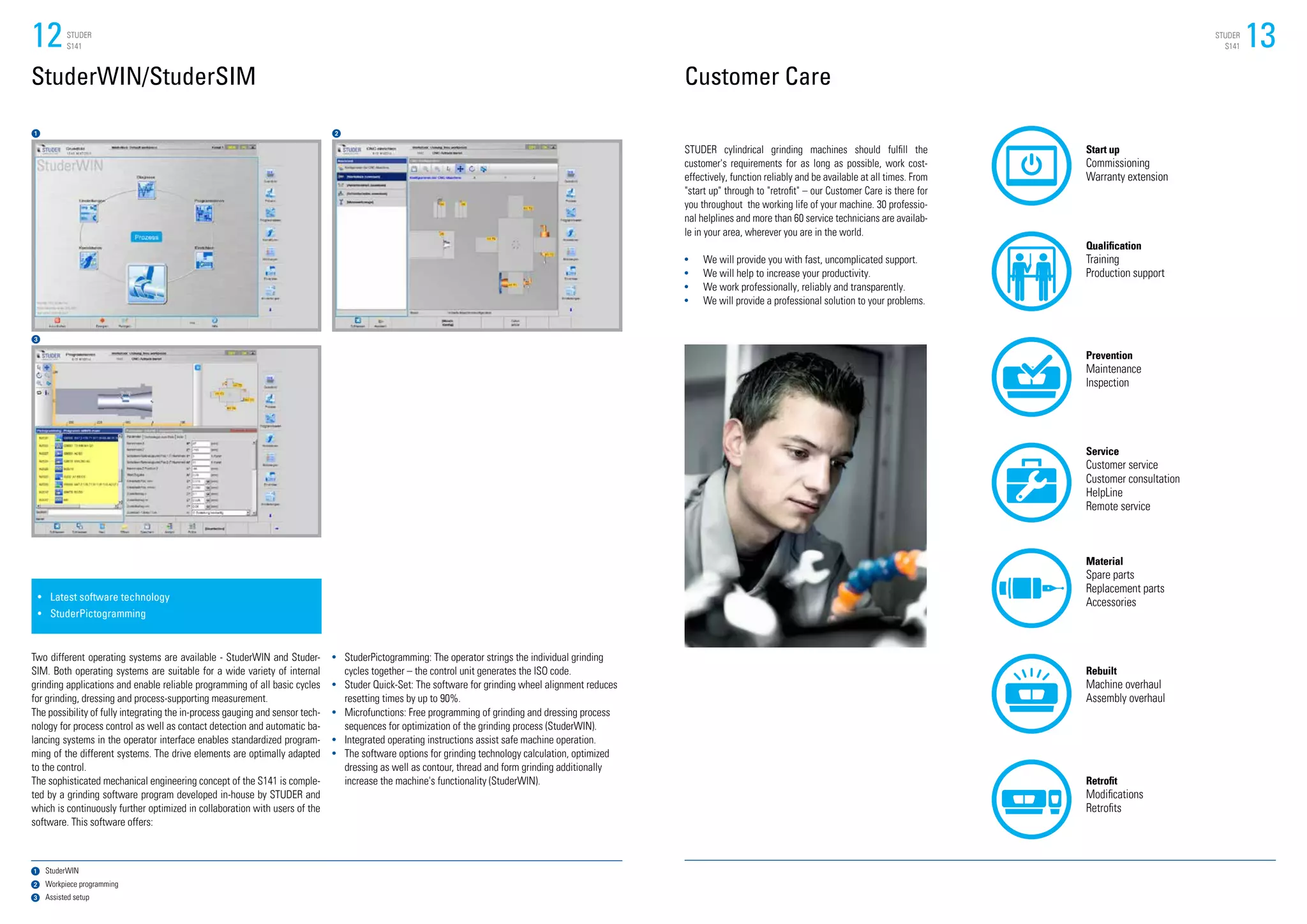 Studer Model S141 CNC Internal Grinder | PDF | Radio Control | Hobbies ...