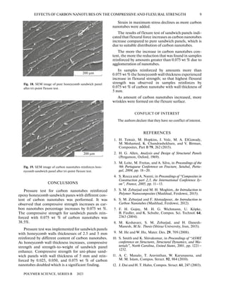 Effects of Carbon Nanotubes on the Compressive and Flexural Strength ...