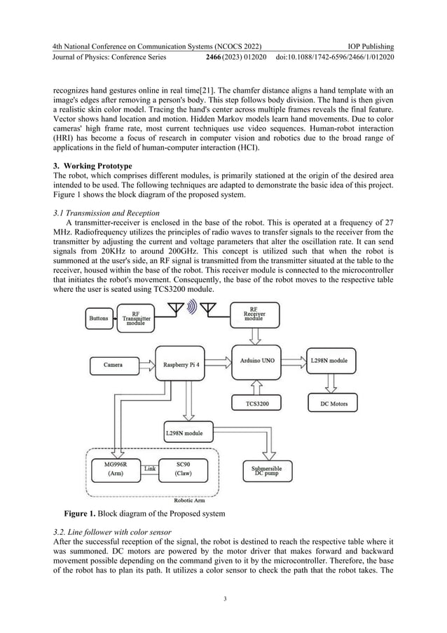 Social Service Robot using Gesture recognition technique | PDF
