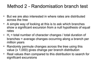 Testing for heterogeneity in rates of morphological evolution: discrete ...