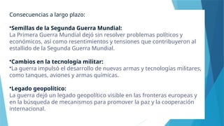Impacto de la Primera Guerra Mundial: Consecuencias Políticas, Sociales ...