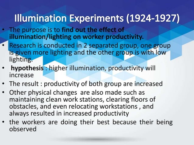 hawthorne effect | PPTX