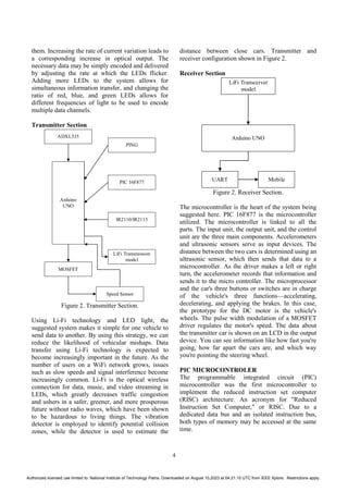 An Intelligent Light Assisted Wireless Vehicle Communications using ...