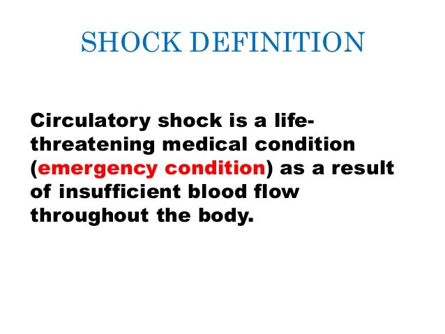 Circulatory shock