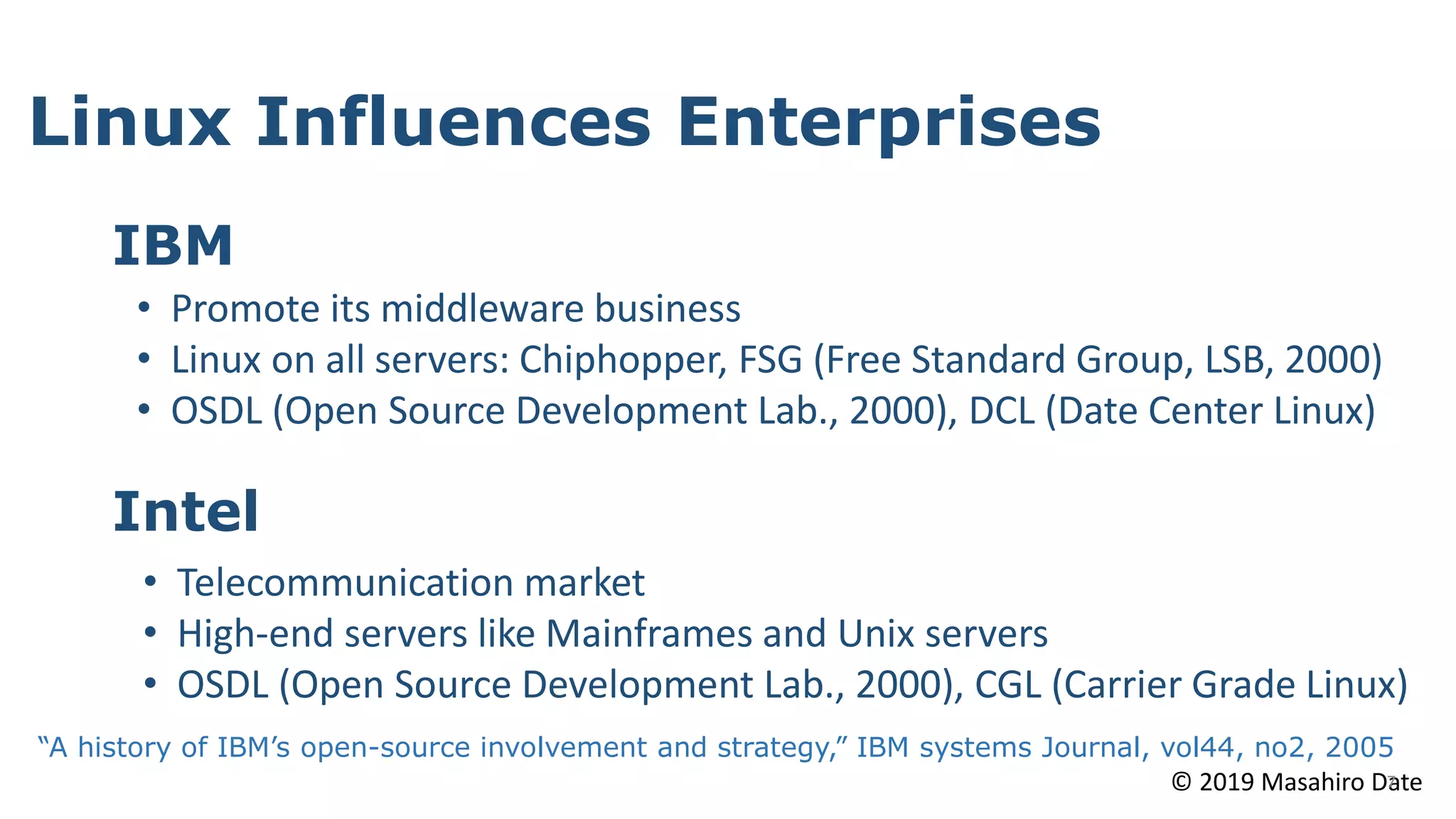 A History of Enterprises with OSS | PDF