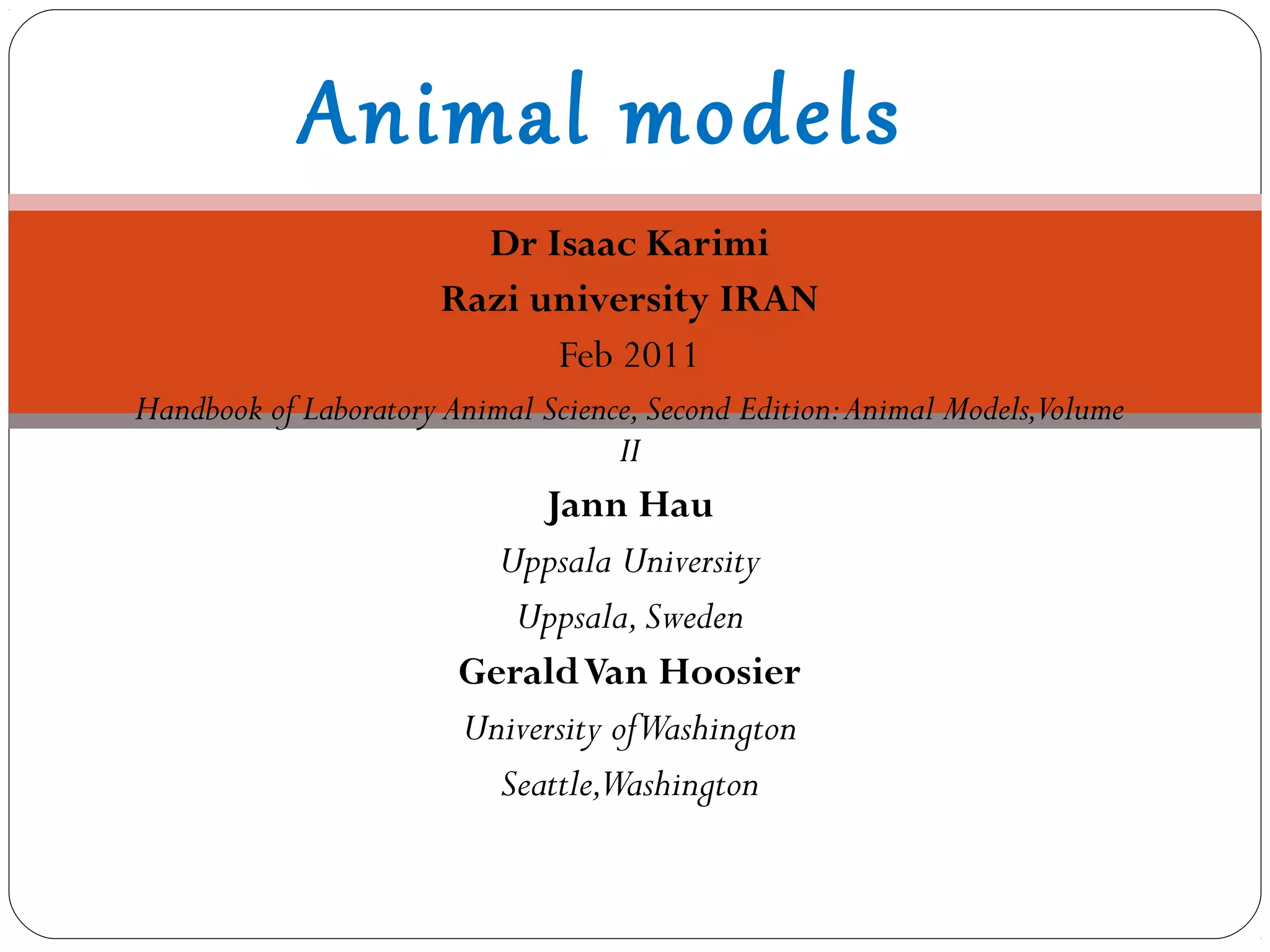 S1 animal model | PPT