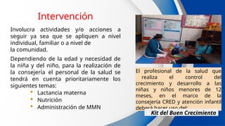 Manejo del carnet del crecimiento y desarrollo en el niño de 0 – 5 años ...