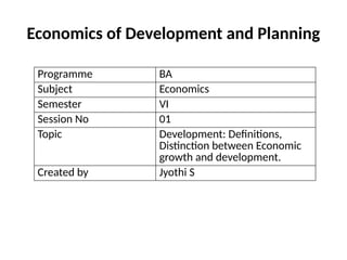 meaning and definition of economic development.pptx